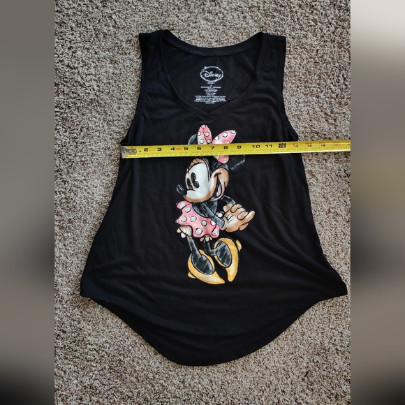Disney | Tops | Disney Minnie Mouse Tank Top Black Small | Poshmark